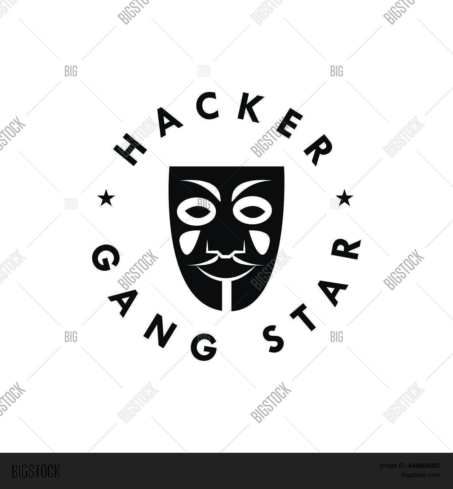 Hacker Gang Star Logo Vector & Photo (Free Trial) | Bigstock