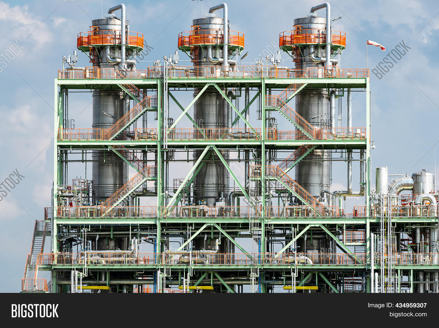 Distillation Towers Image & Photo (Free Trial) | Bigstock