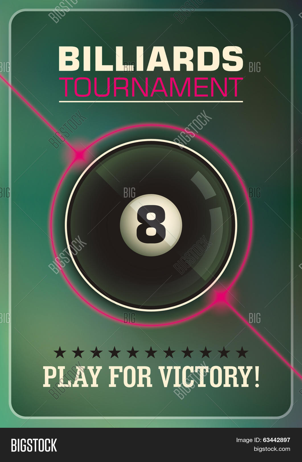 Billiards Tournament Vector & Photo (Free Trial) | Bigstock