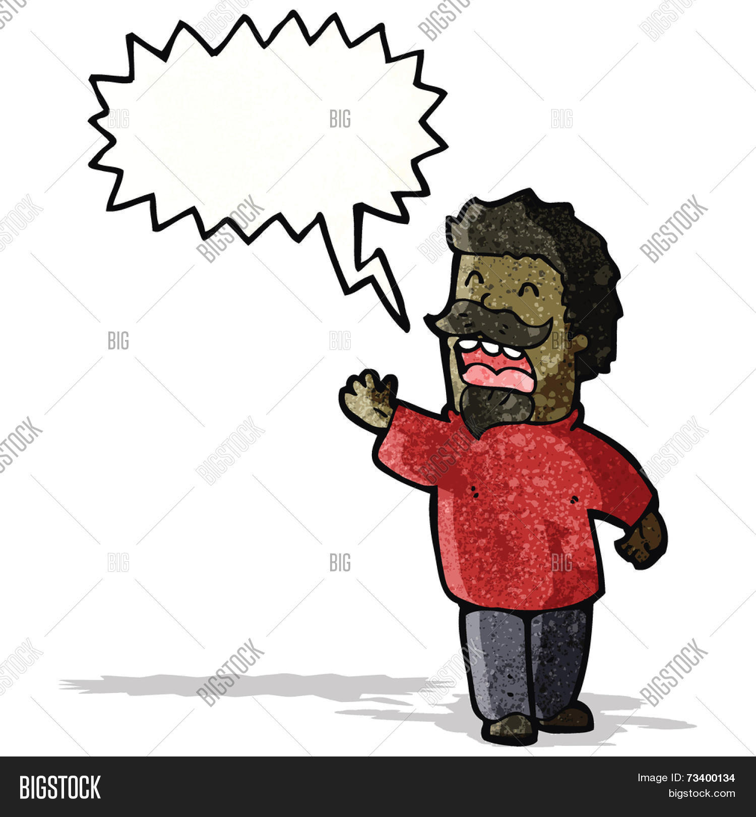 Cartoon Man Giving Vector & Photo (Free Trial) | Bigstock