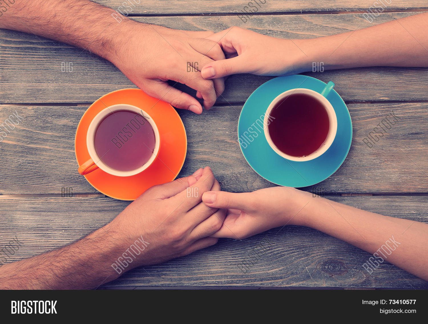 Tea Cups Holding Hands Image & Photo (Free Trial) | Bigstock