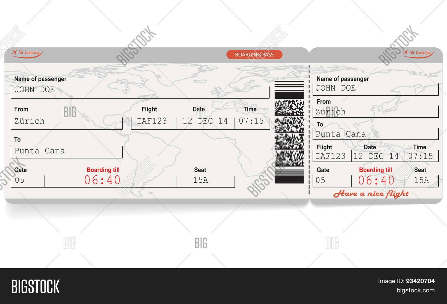 Vector Image Airline Vector & Photo (Free Trial) | Bigstock