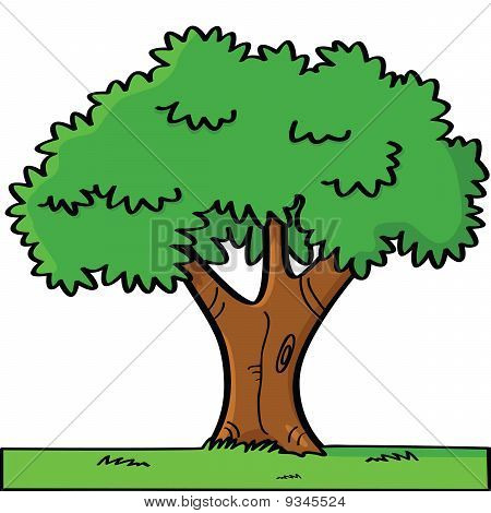 Cartoon Tree Vector & Photo (Free Trial) | Bigstock
