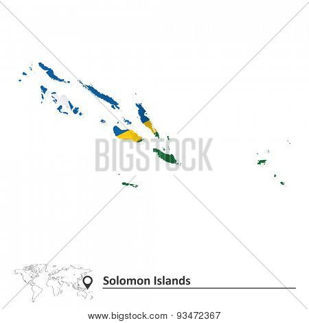 Map Solomon Islands Vector & Photo (Free Trial) | Bigstock