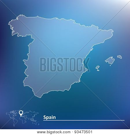 Map Spain - Vector Vector & Photo (Free Trial) | Bigstock