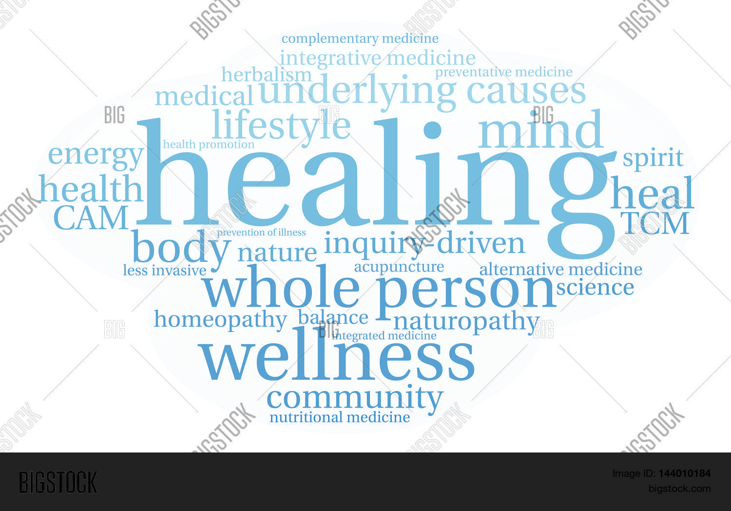 Healing Word Cloud Vector & Photo (Free Trial) | Bigstock