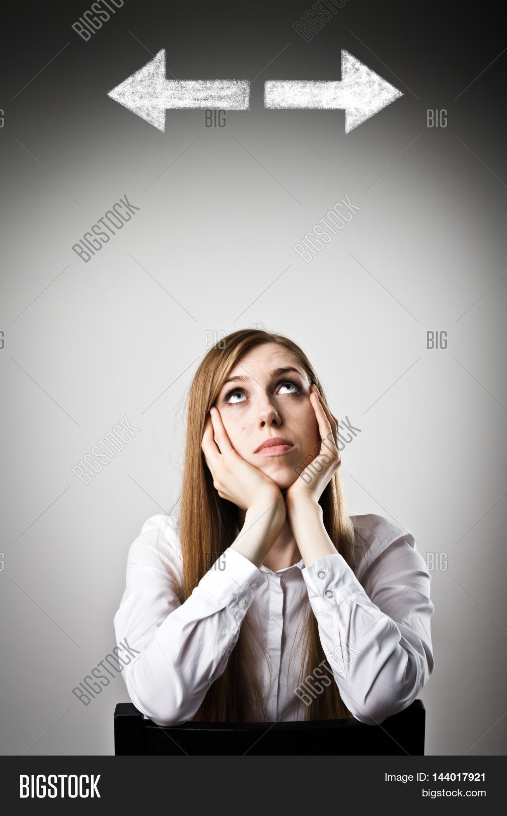 Woman White Has Decide Image & Photo (Free Trial) | Bigstock