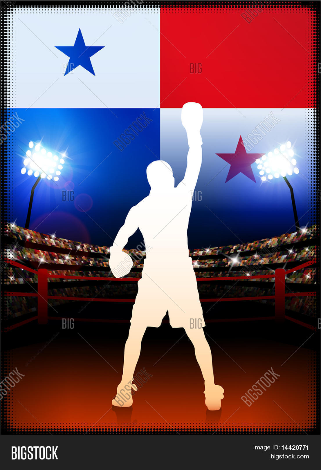 Panama Flag Boxer On Vector & Photo (Free Trial) | Bigstock