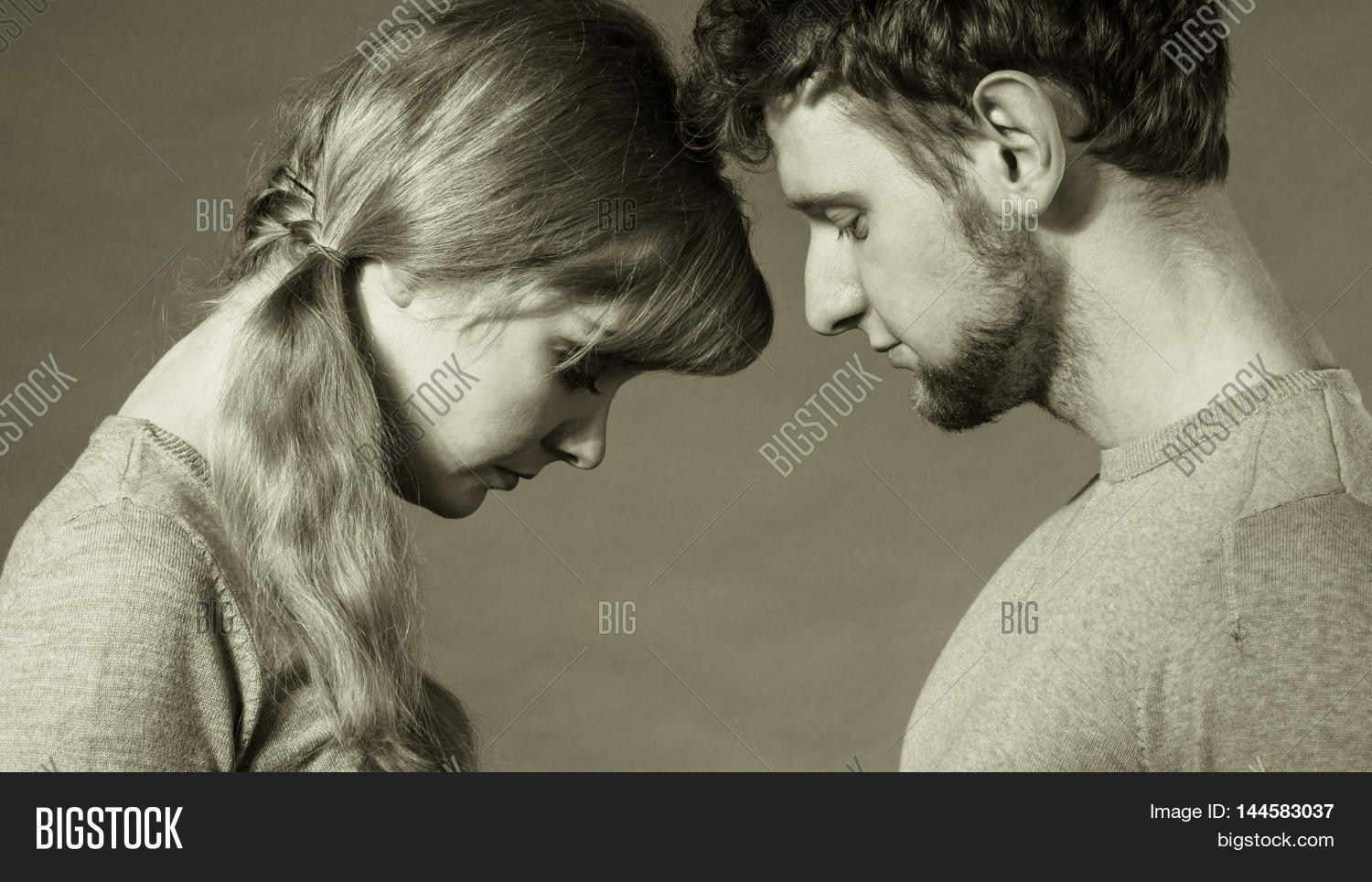 Sad Depressed Couple Image & Photo (Free Trial) | Bigstock