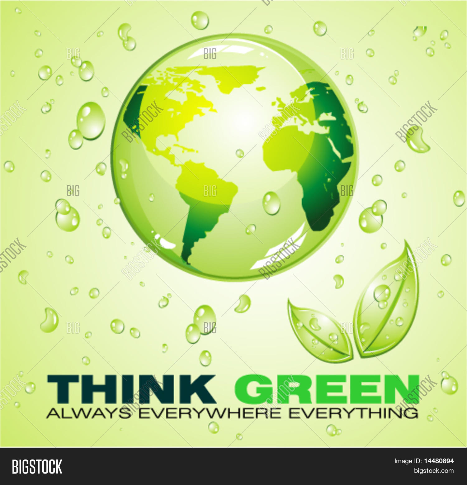 VECTOR Green Water Vector & Photo (Free Trial) | Bigstock
