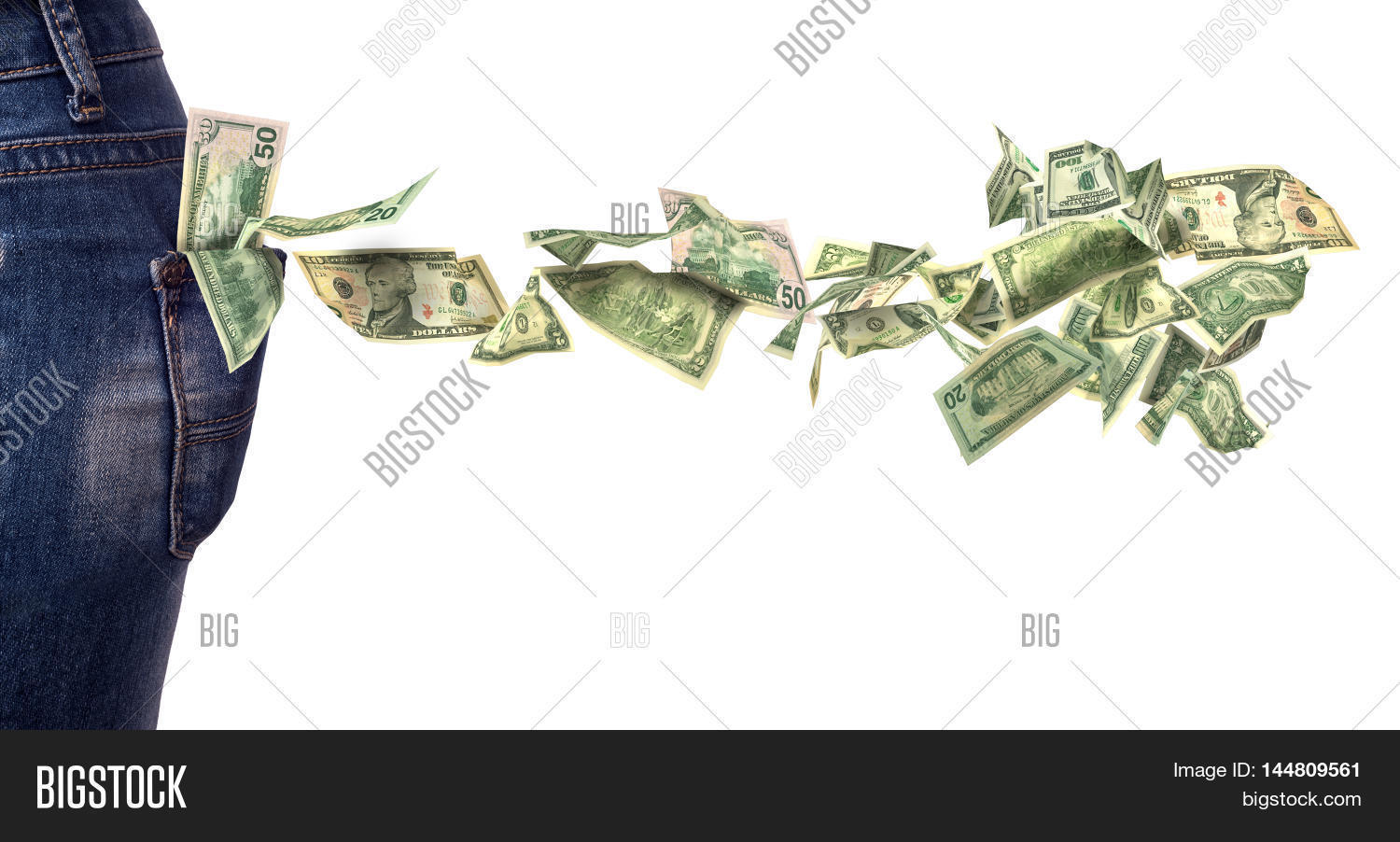 Dollar Bills Falling Image & Photo (Free Trial) | Bigstock