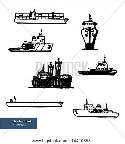 Ship Boats. Vector Vector & Photo (Free Trial) | Bigstock