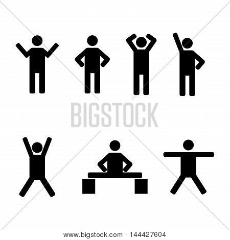 Set Stick Figures Vector & Photo (Free Trial) | Bigstock