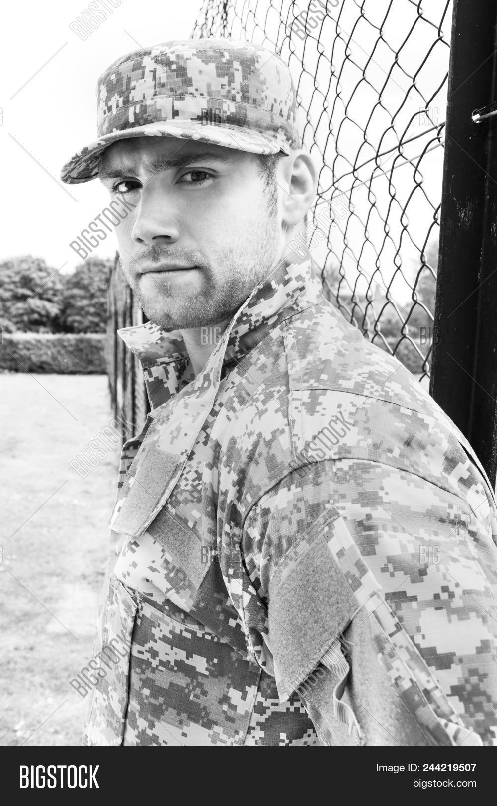 Muscular Military Man Image & Photo (Free Trial) | Bigstock