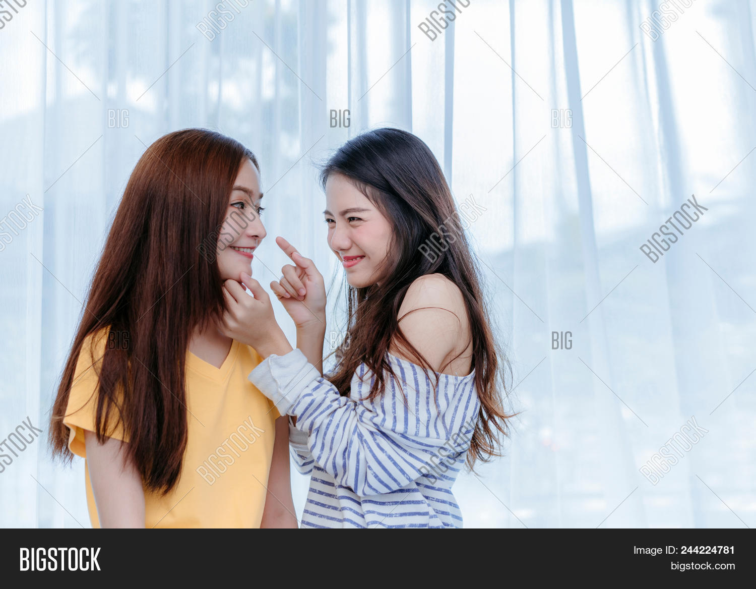 Same Sex Asian Lesbian Image And Photo Free Trial Bigstock