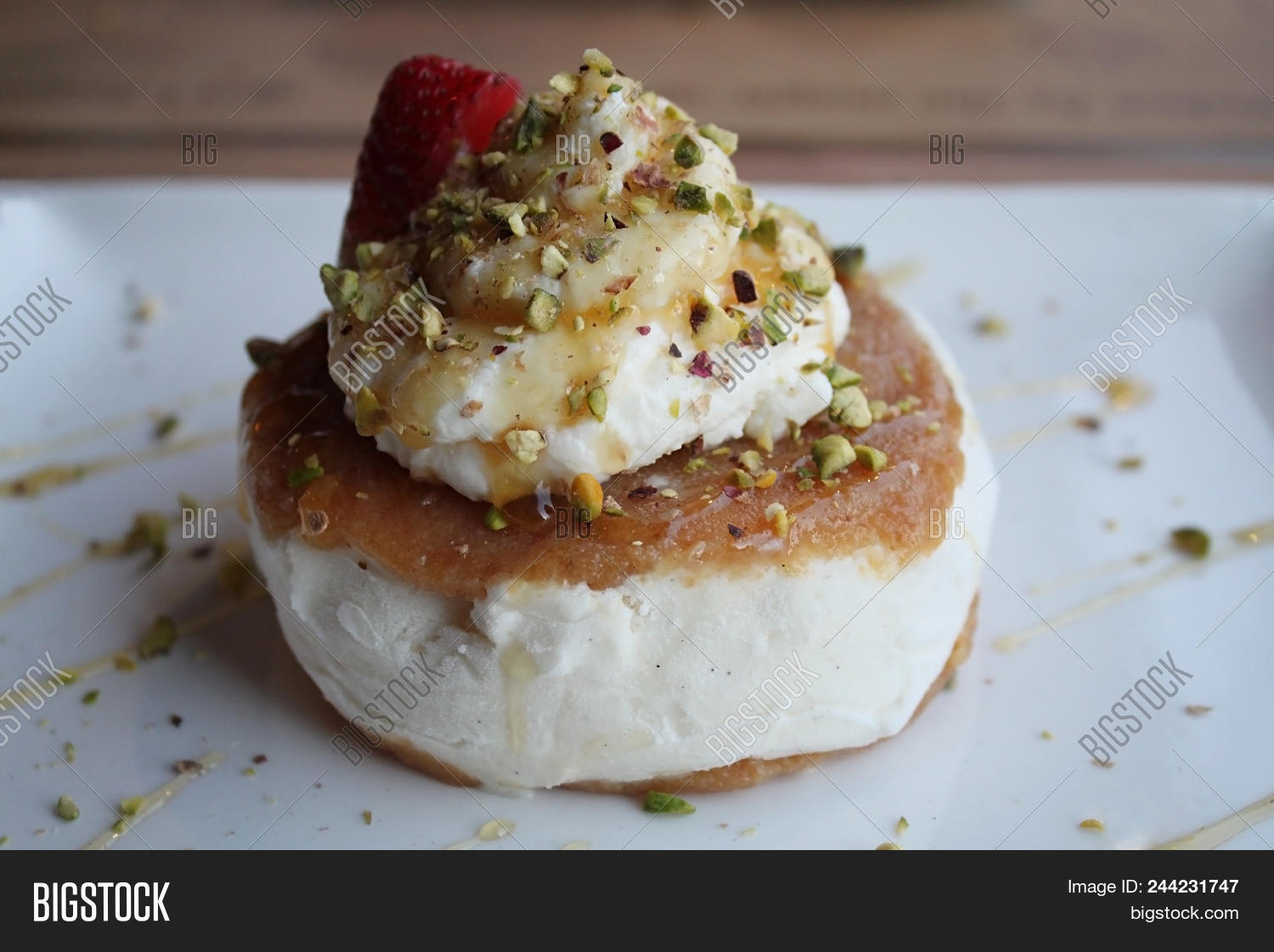 Lebanese Dessert Ashta Image & Photo (Free Trial) | Bigstock