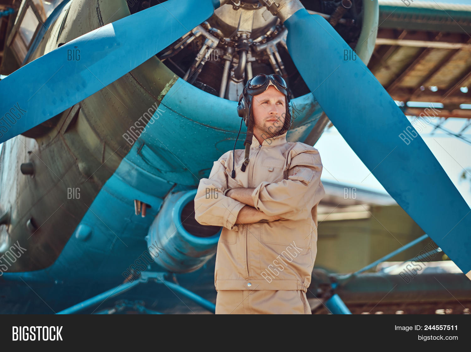 Handsome Pilot Full Image & Photo (Free Trial) | Bigstock