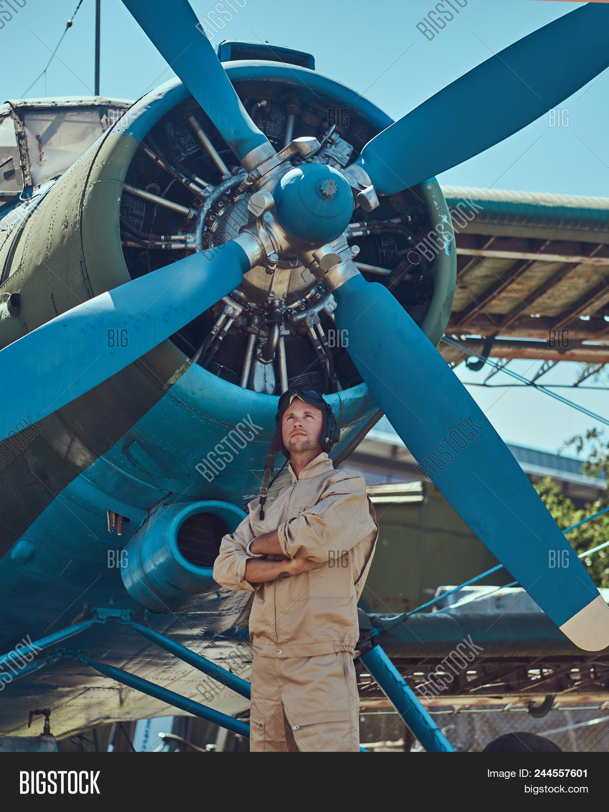 Handsome Pilot Full Image & Photo (Free Trial) | Bigstock