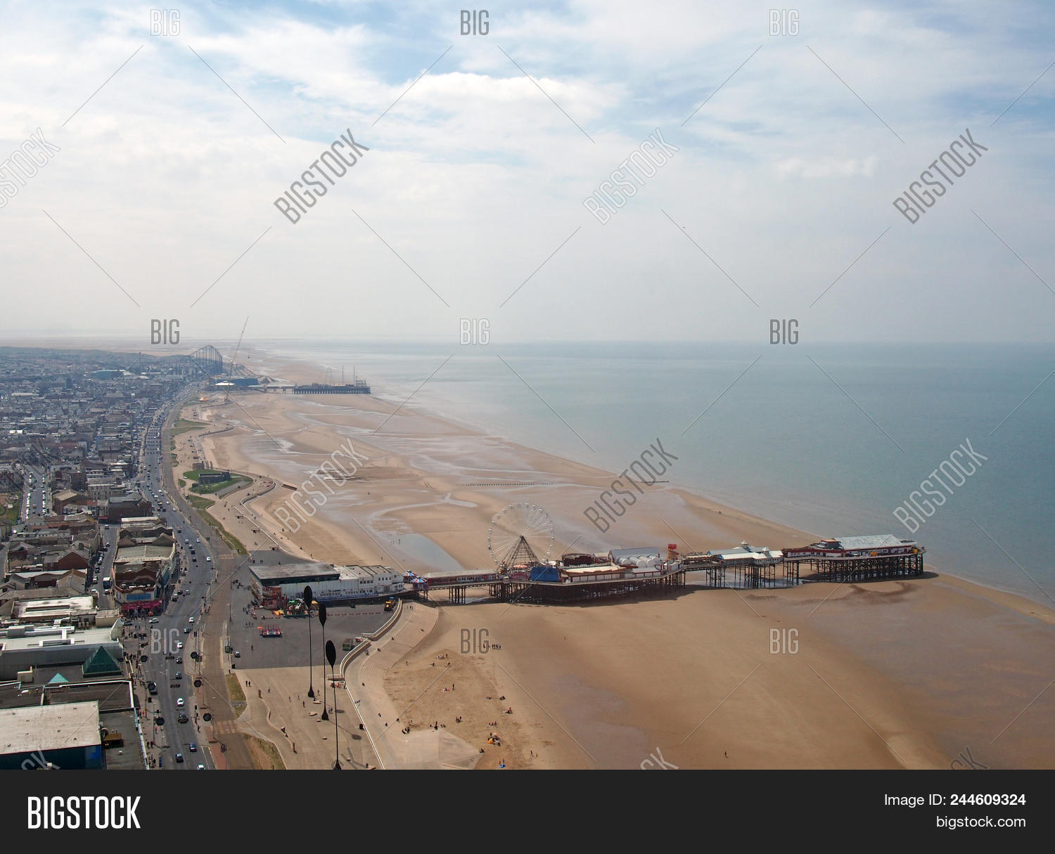 Aerial View Blackpool Image & Photo (Free Trial) | Bigstock