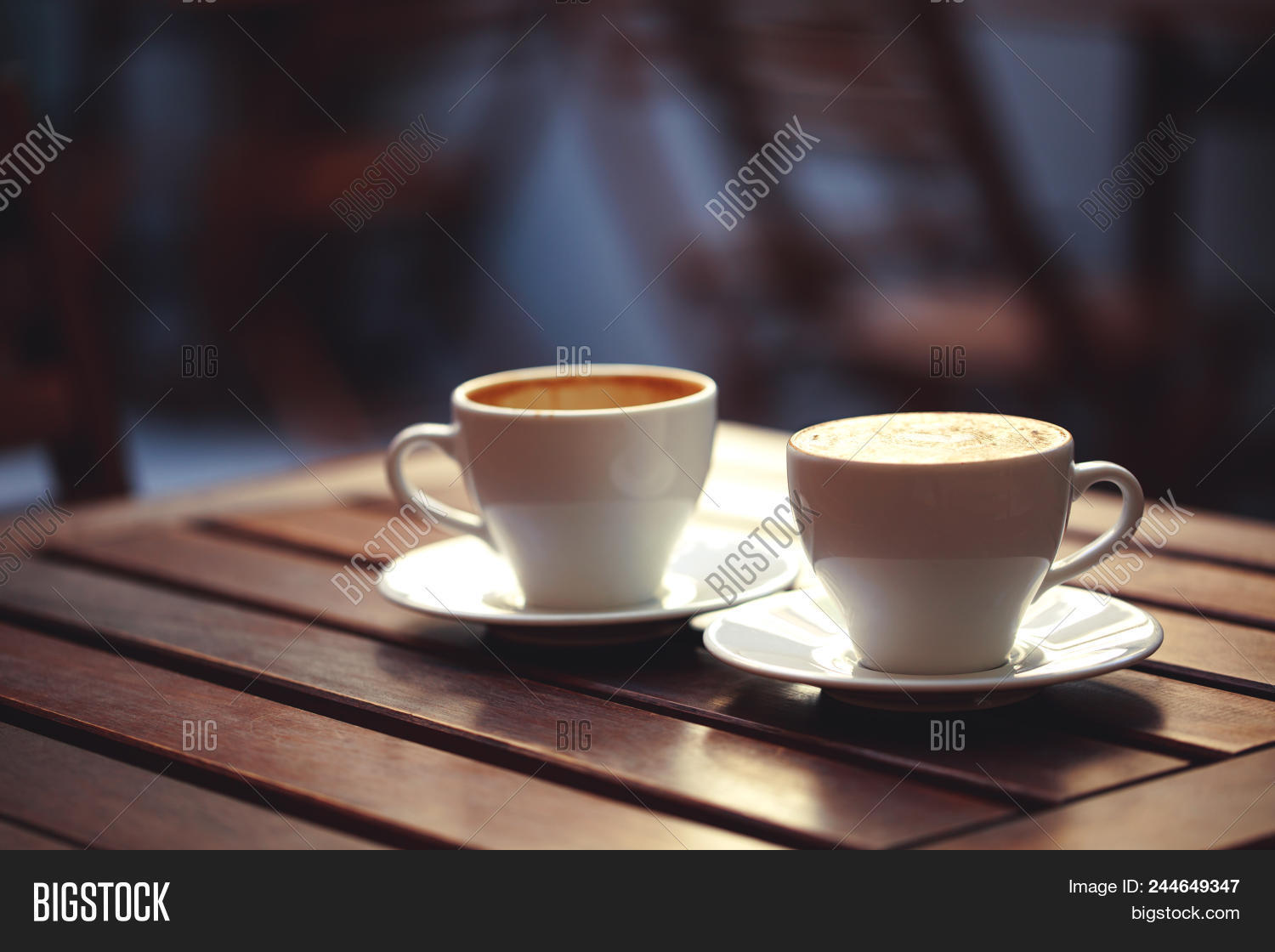 Two White Cups On Image & Photo (Free Trial) | Bigstock