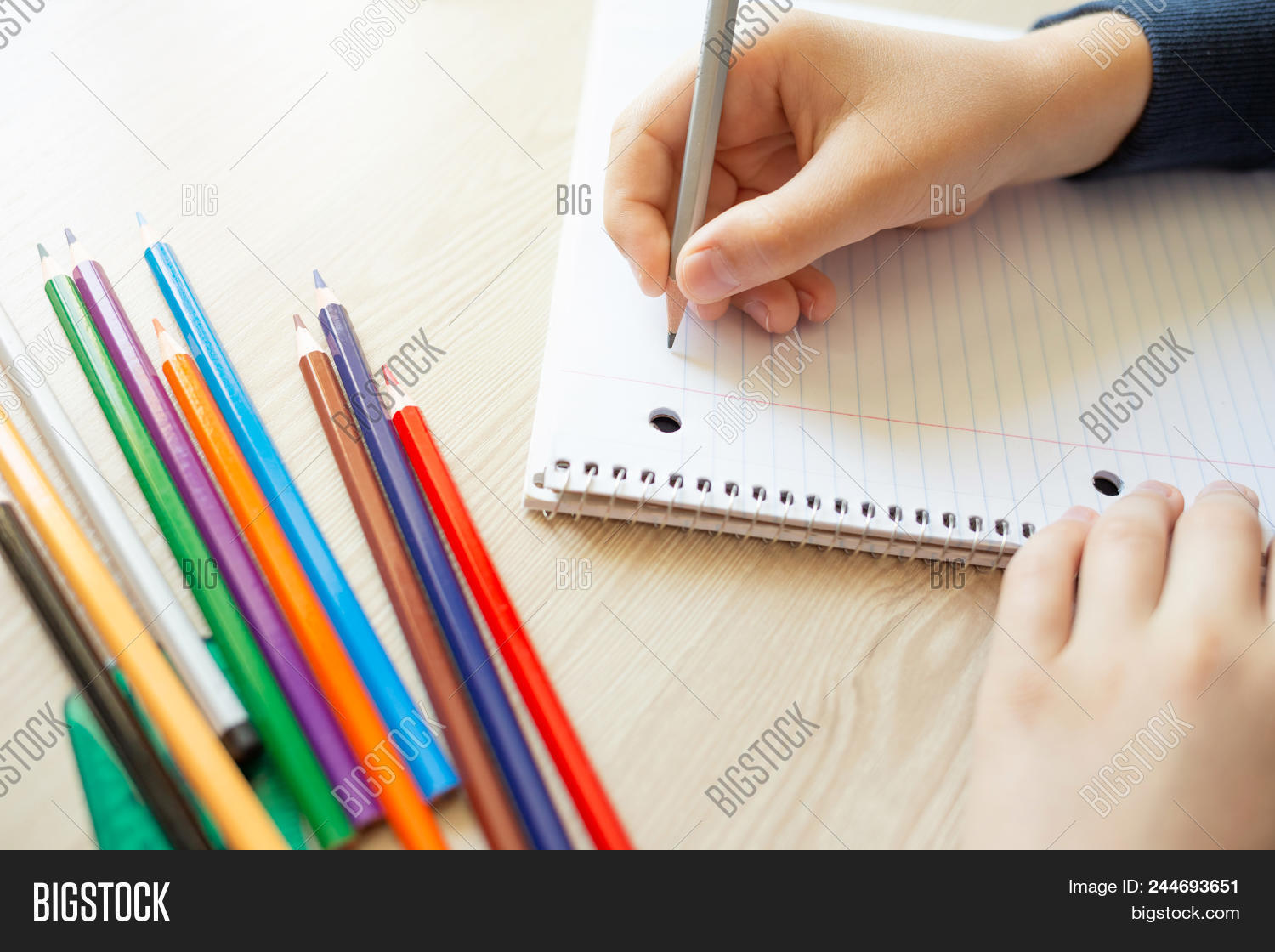 Kid Holding Pencil Image & Photo (Free Trial) | Bigstock