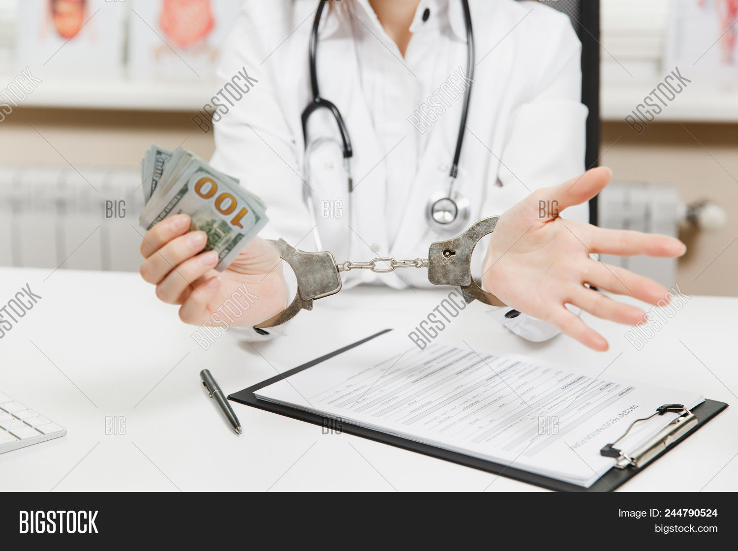 Close Arrested Female Image & Photo (Free Trial) | Bigstock