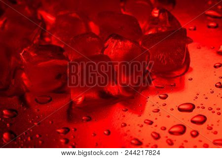 Red Ice Cubes On Image & Photo (Free Trial) | Bigstock