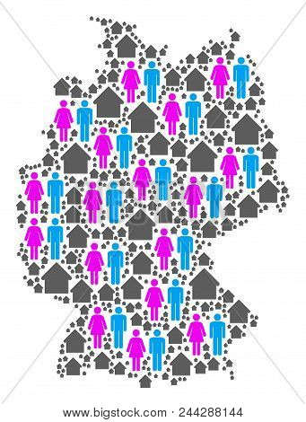 Population Germany Vector & Photo (Free Trial) | Bigstock
