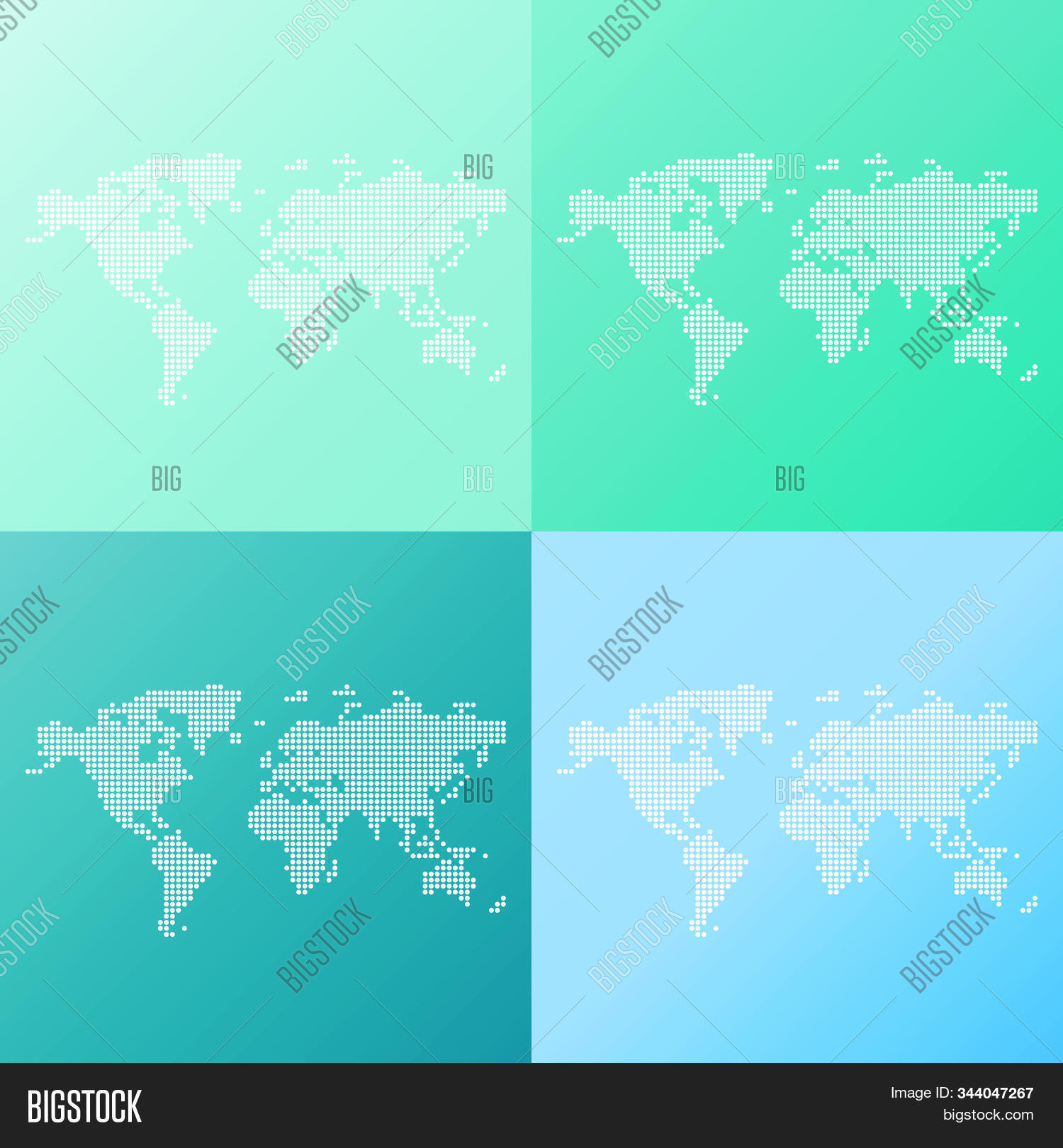 World Maps Colorful Vector & Photo (Free Trial) | Bigstock