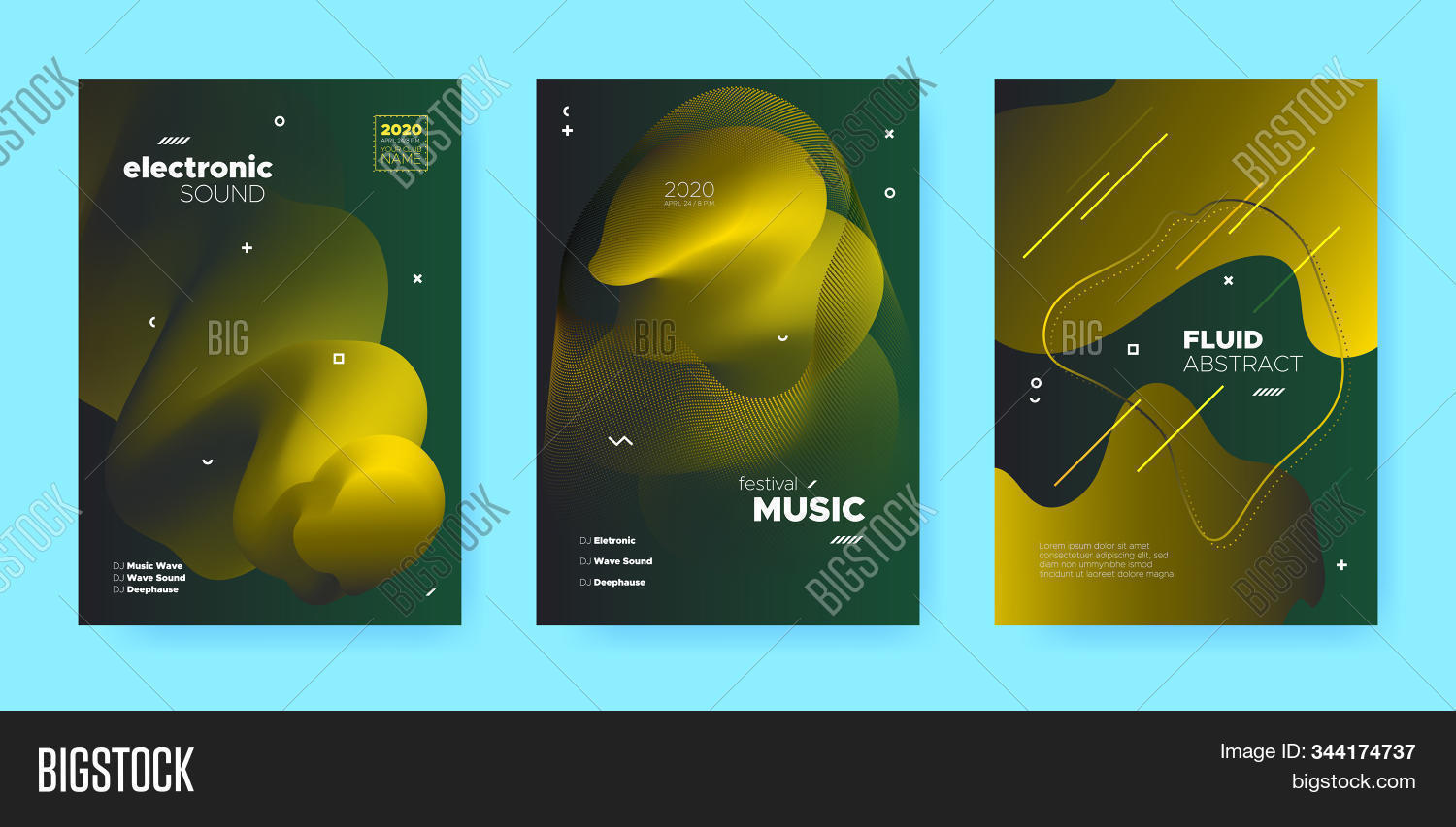 Gradient Flow Shapes. Image & Photo (Free Trial) | Bigstock