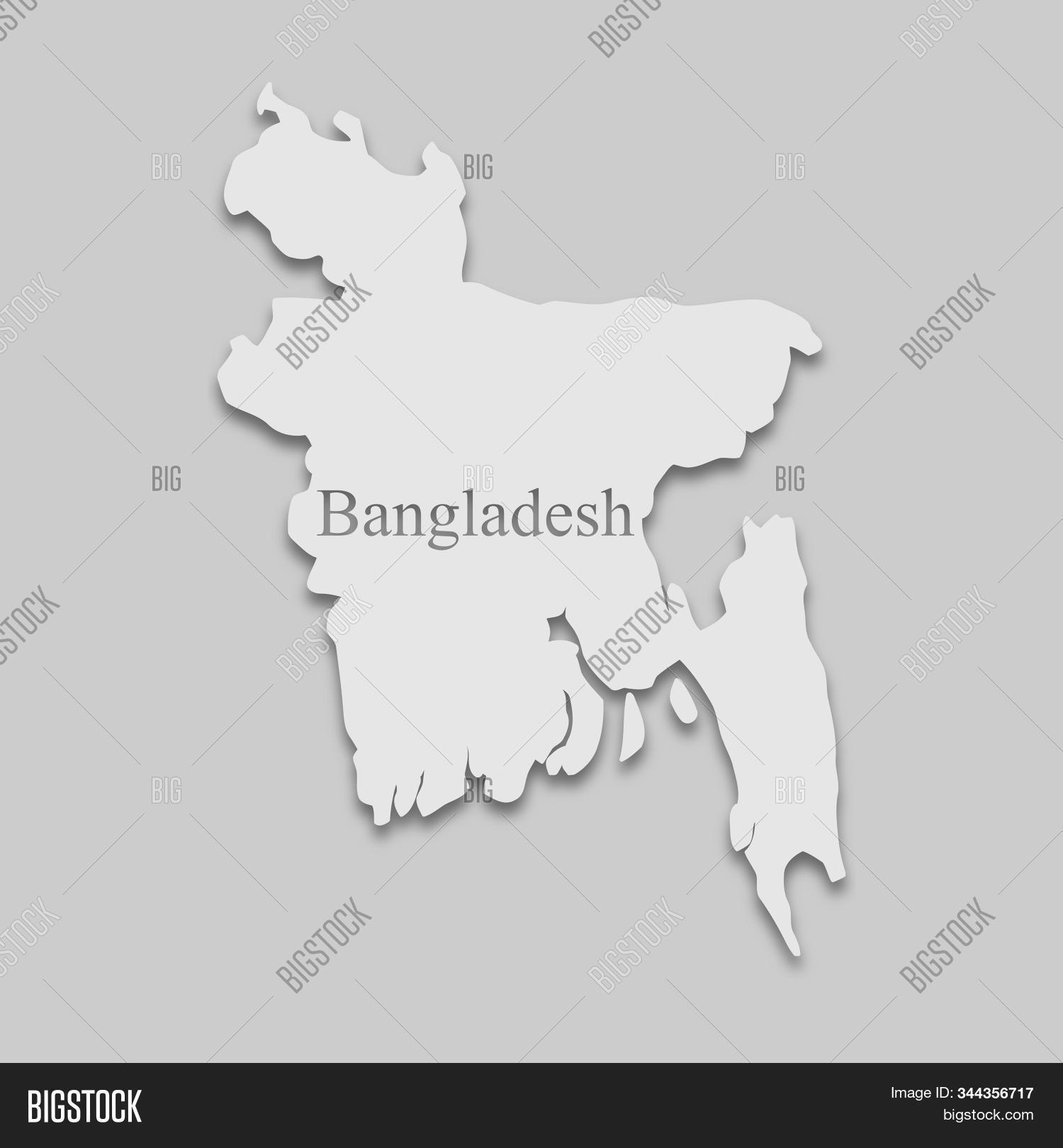 Bangladesh Map Bright Image & Photo (Free Trial) | Bigstock