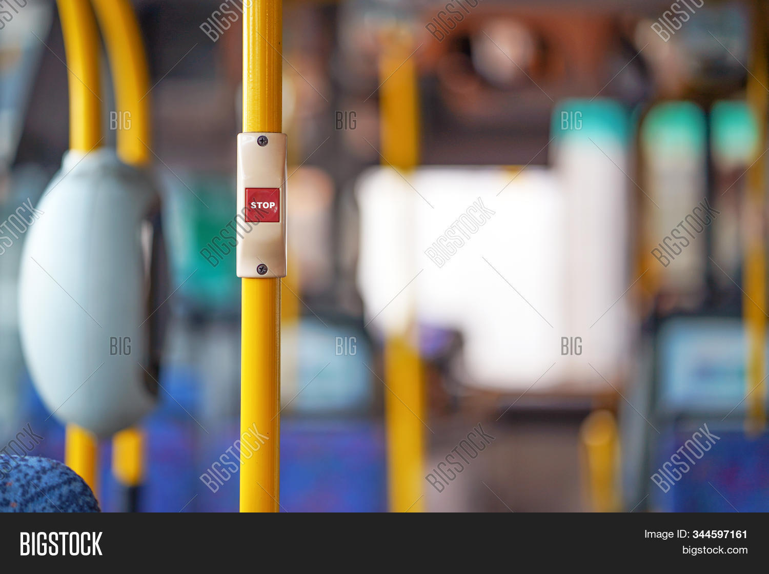Red Stop Button Bus Image & Photo (Free Trial) | Bigstock