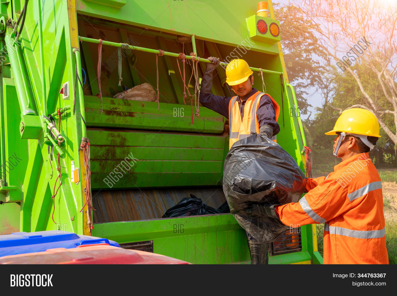 Two Garbage Men Image & Photo (Free Trial) | Bigstock