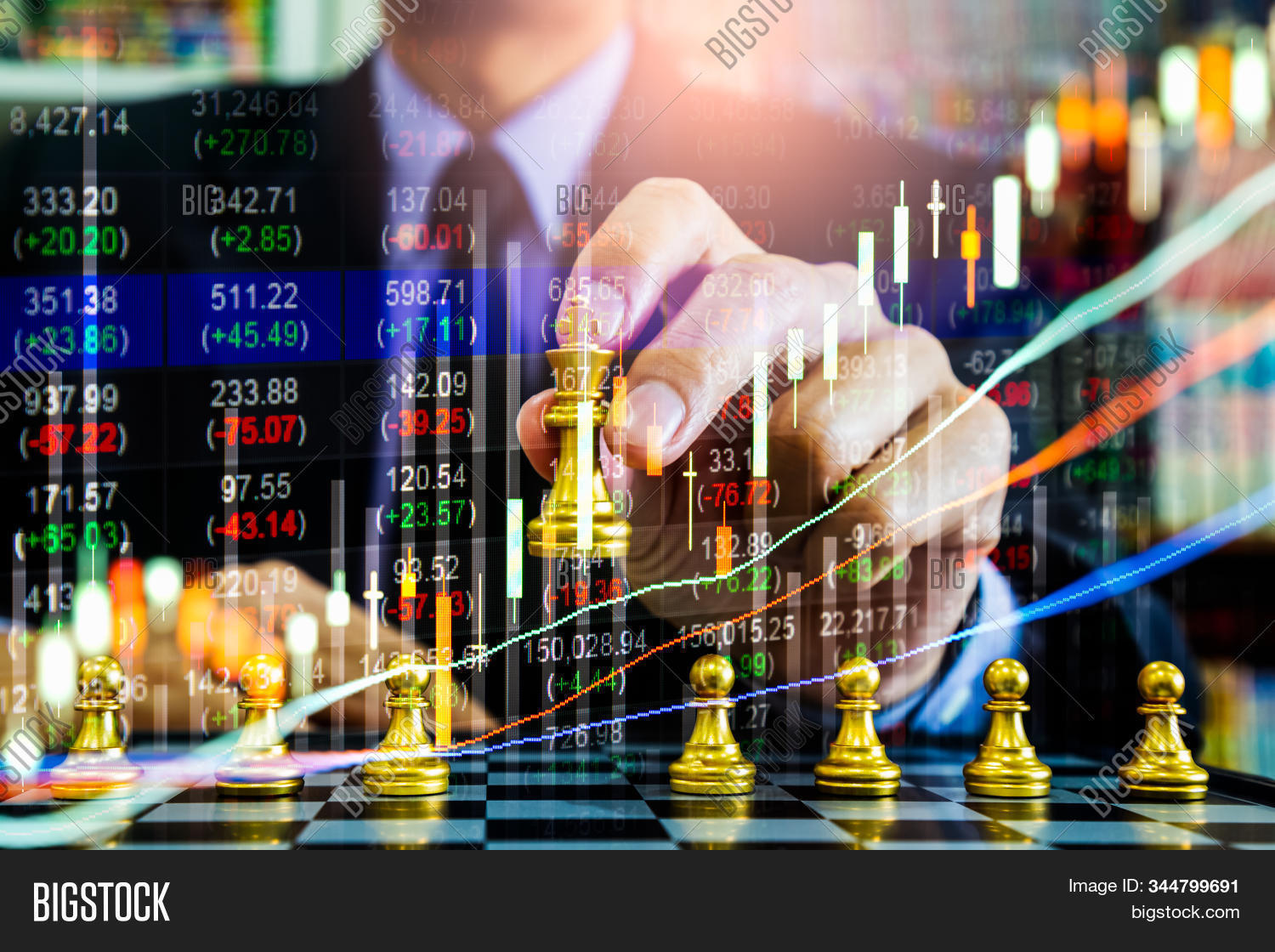 Chess Game On Chess Image & Photo (Free Trial) | Bigstock