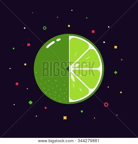 Lime Fruit Sphere Vector & Photo (Free Trial) | Bigstock