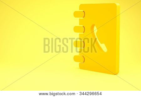 Yellow Address Book Image & Photo (Free Trial) | Bigstock