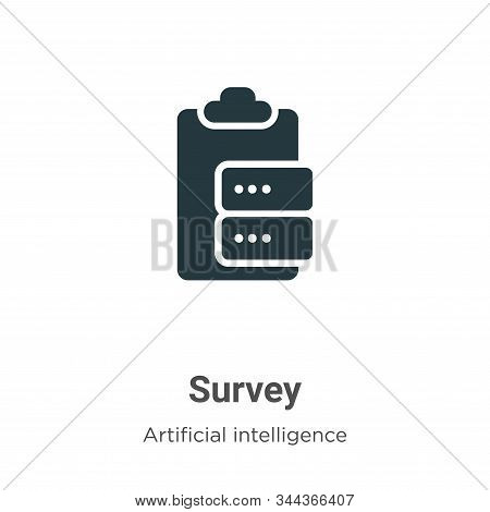 Survey Icon Isolated Vector & Photo (Free Trial) | Bigstock