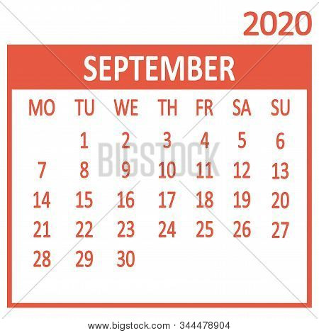 September. Ninth Page Vector & Photo (Free Trial) | Bigstock
