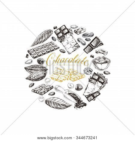 Chocolate Hand Drawn Vector & Photo (Free Trial) | Bigstock