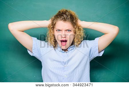 Exhausted Educator Image & Photo (Free Trial) | Bigstock