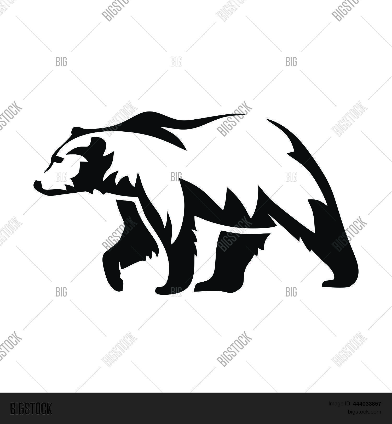 Bear Icon Isolated On Vector & Photo (Free Trial) | Bigstock