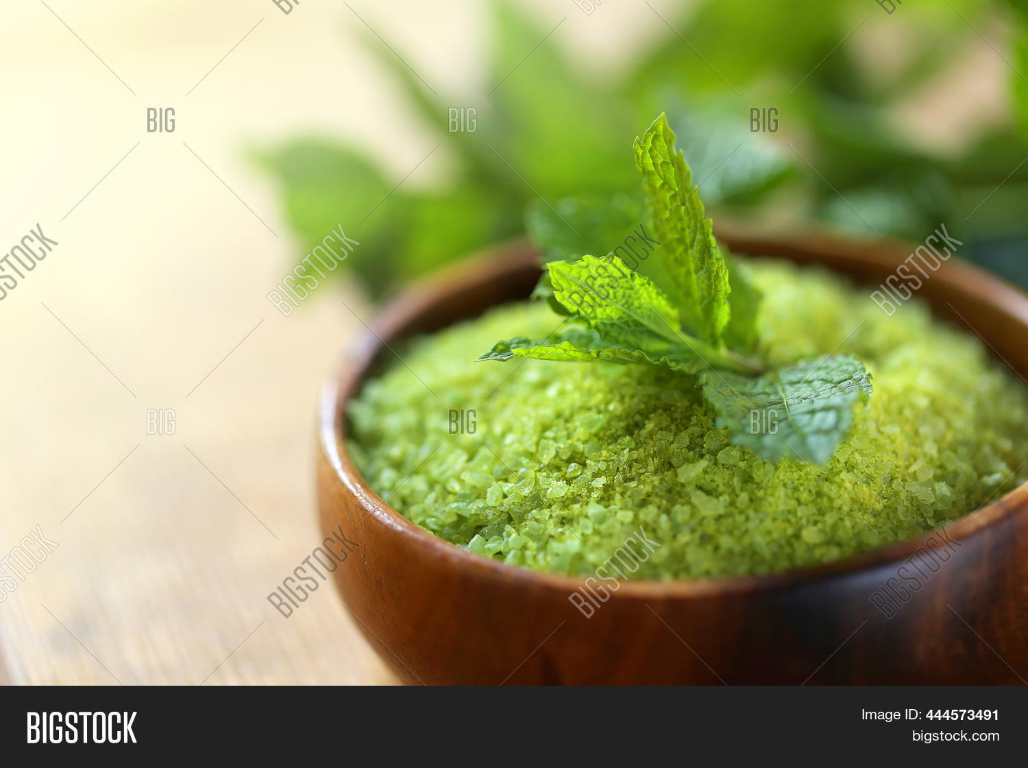 Peppermint Salt.green Image & Photo (Free Trial) | Bigstock