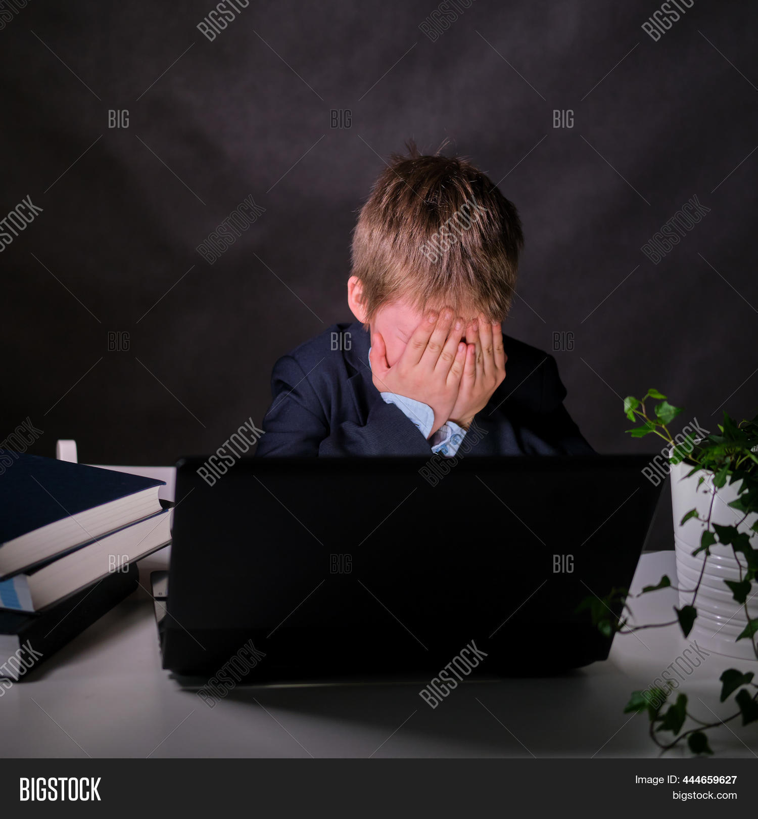 Sad Boy School Suit Image & Photo (Free Trial) | Bigstock