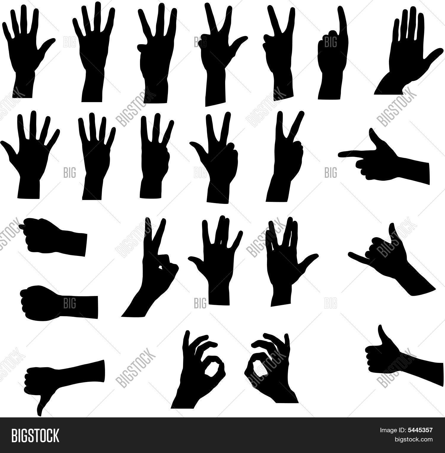Assorted Hand Signals Vector & Photo (Free Trial) | Bigstock