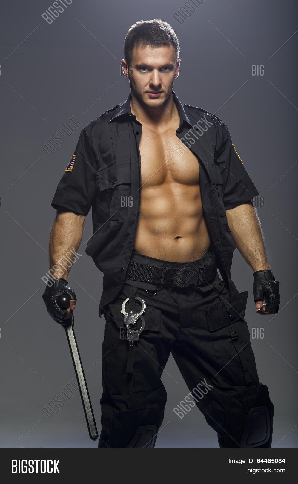 Good Looking Policeman Image & Photo (Free Trial) | Bigstock