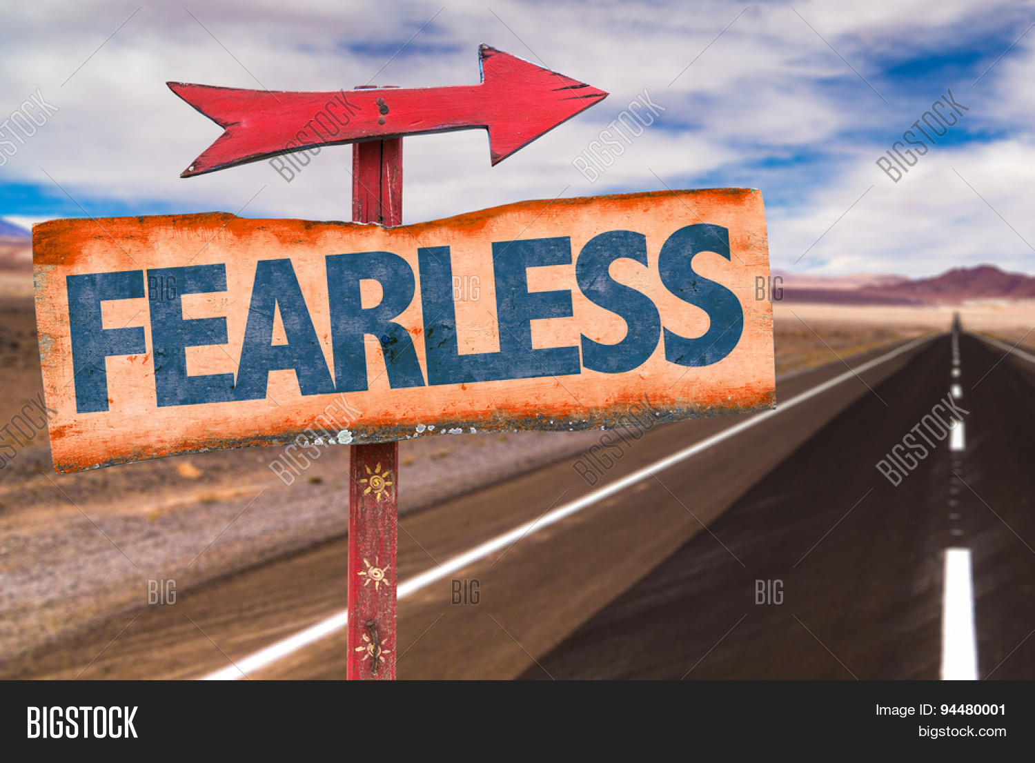 Fearless Sign Road Image & Photo (Free Trial) | Bigstock