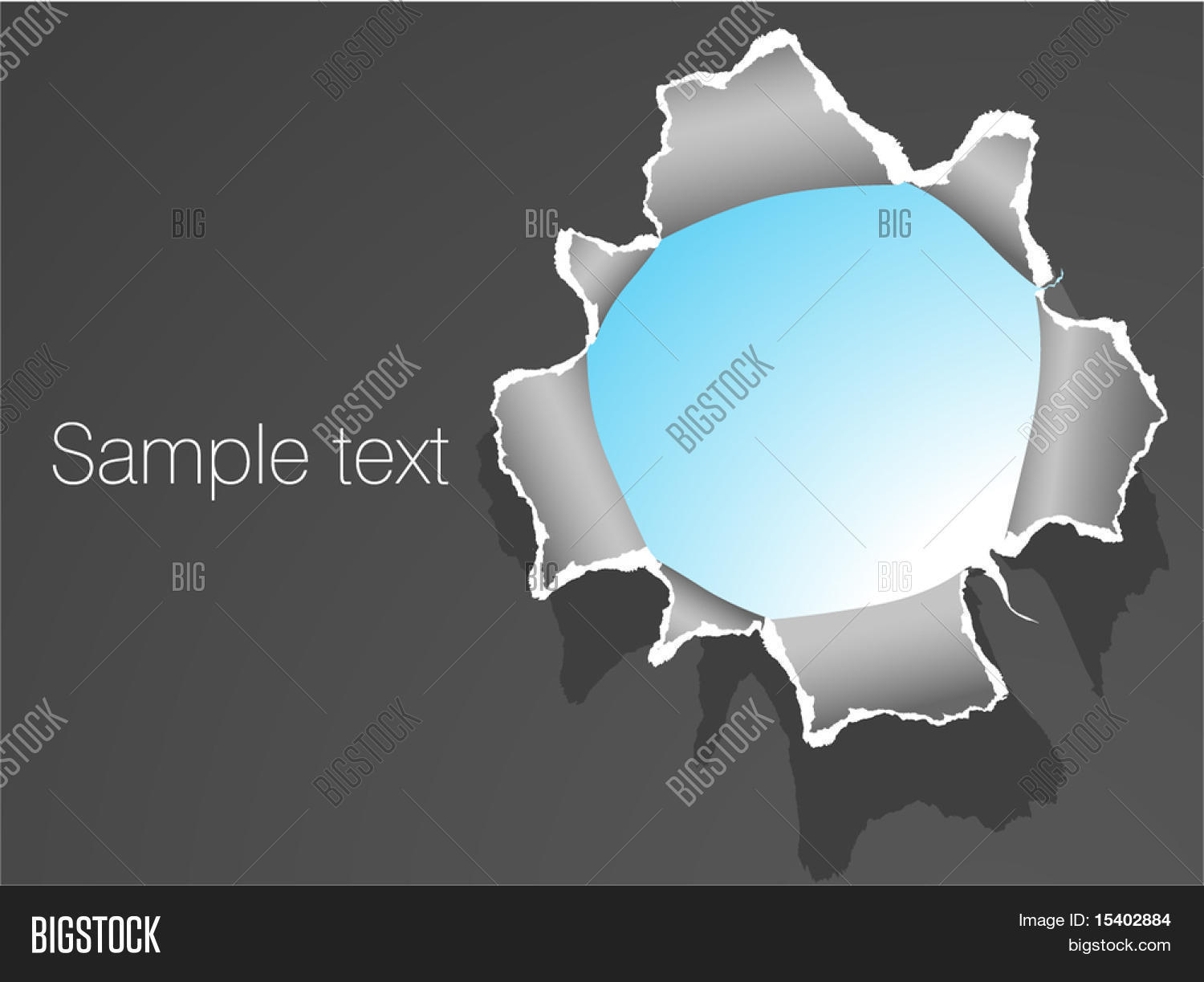 Hole Paper. Vector Vector & Photo (Free Trial) | Bigstock