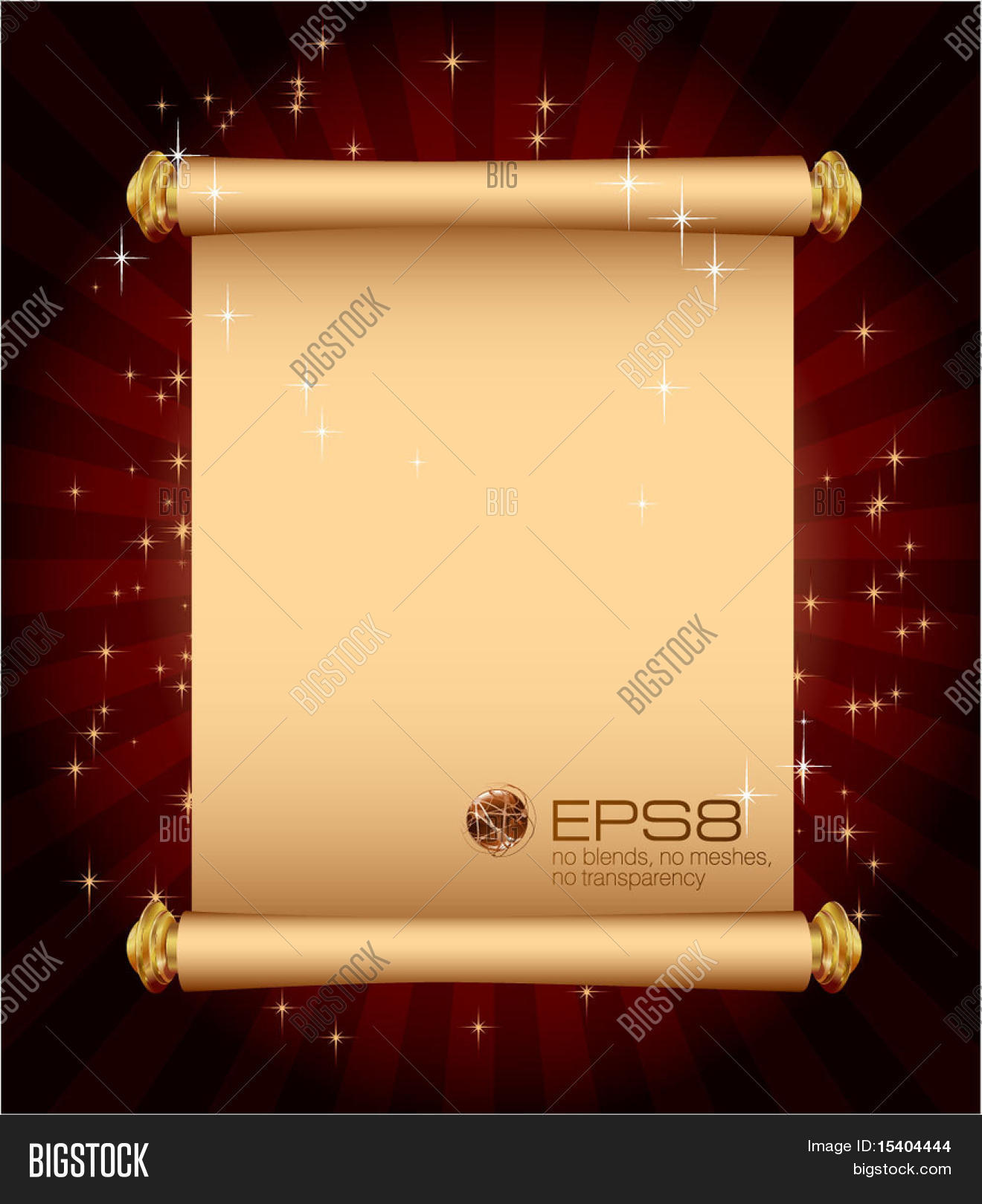 Magic Scroll. Vector Vector & Photo (Free Trial) | Bigstock