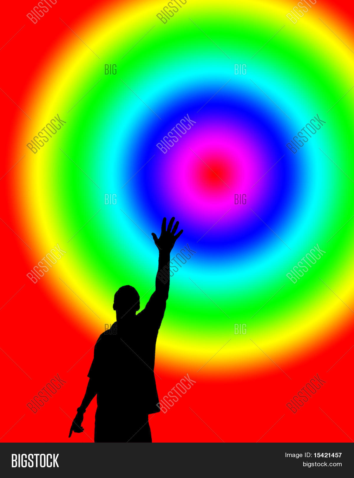 Rainbow Target Image & Photo (Free Trial) | Bigstock