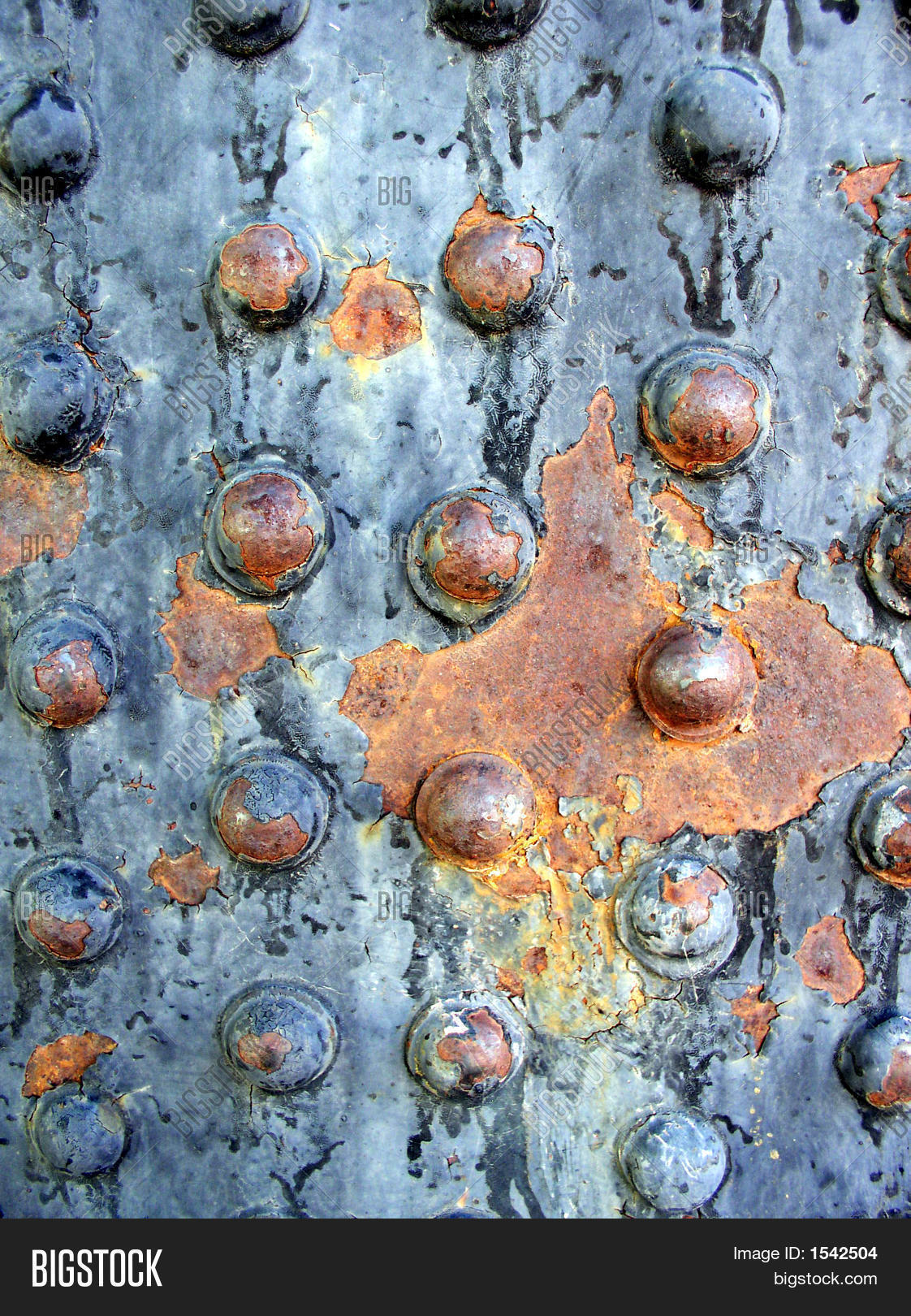 Rusted Metal Rivets On Image & Photo (Free Trial) | Bigstock